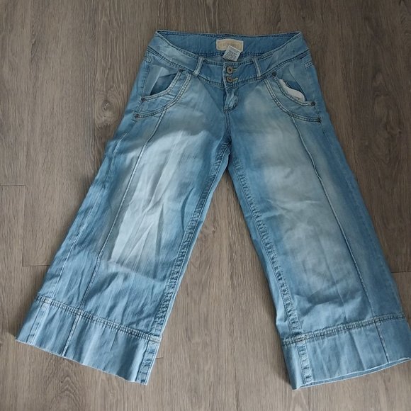 Z. Cavaricci | Jeans | Vintage Z Cavaricci Wide Leg Capris | Poshmark